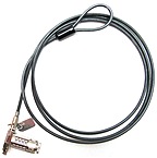 Noble Locks TZ07TNR Compact Combination Wedge Lock | Security Cable Lock