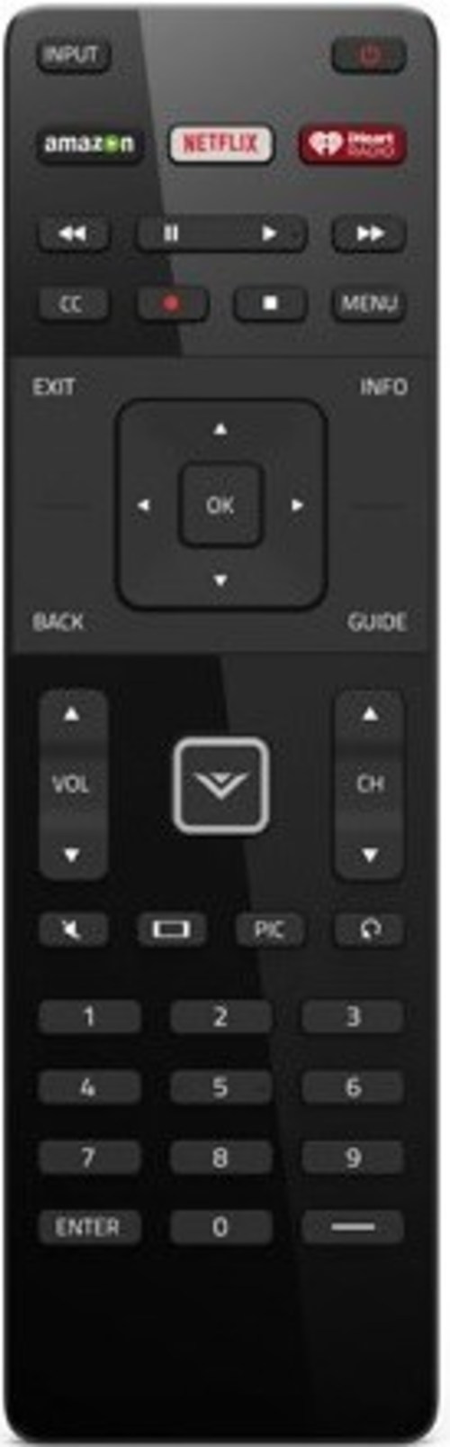 Click here for Vizio XRT122 Remote Control for HDTV - Batteries N... prices