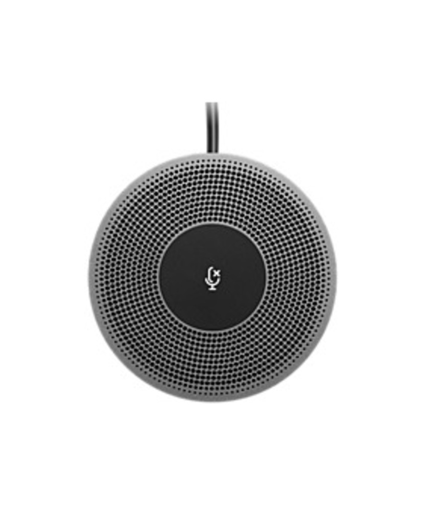 Logitech Expansion Mic for MeetUp  Plug-and-Play  Indicator Lights  Microphone Type Mono  Wideband  Noise Canceling  PC/Mac/Laptop/Macbook/Tablet -...