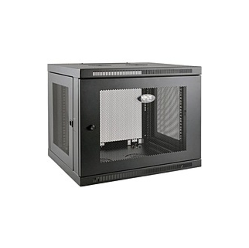 Tripp Lite 9U Wall Mount Rack Enclosure Server Cabinet Low Profile Deep