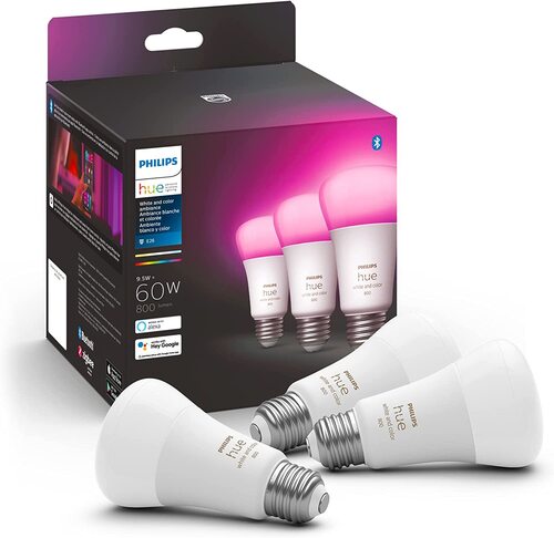 Click here for Philips Hue A19 LED Smart Light Bulb - White and C... prices