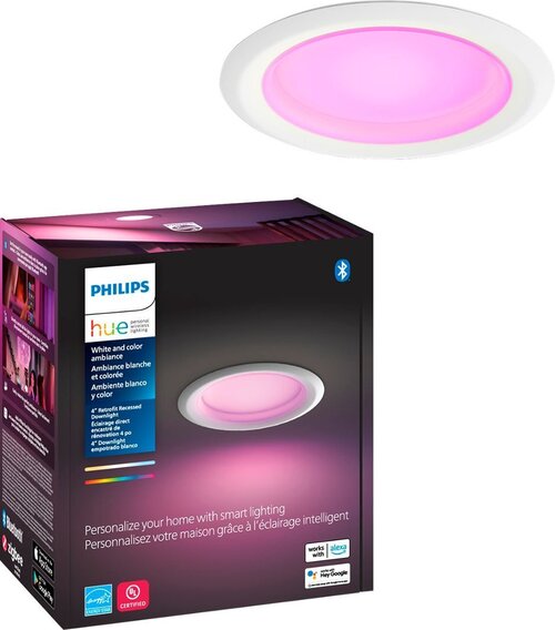 Click here for Philips Hue 4 LED White & Color Ambiance Recessed... prices