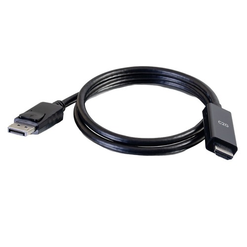 C2G 10ft DisplayPort to HDMI Adapter Cable - 4K Cable Black