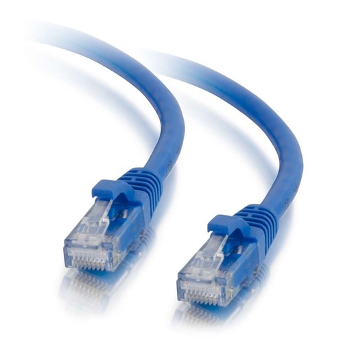 C2G 21471 Cat5e Cable - Snagless Unshielded Ethernet Network Patch Cable  Blue (100 Feet  30.48 Meters)