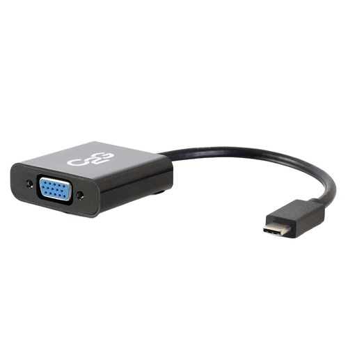 C2g Usb 3.1 Usb Type C To Vga Adapter - Usb C To Vga Black - Taa