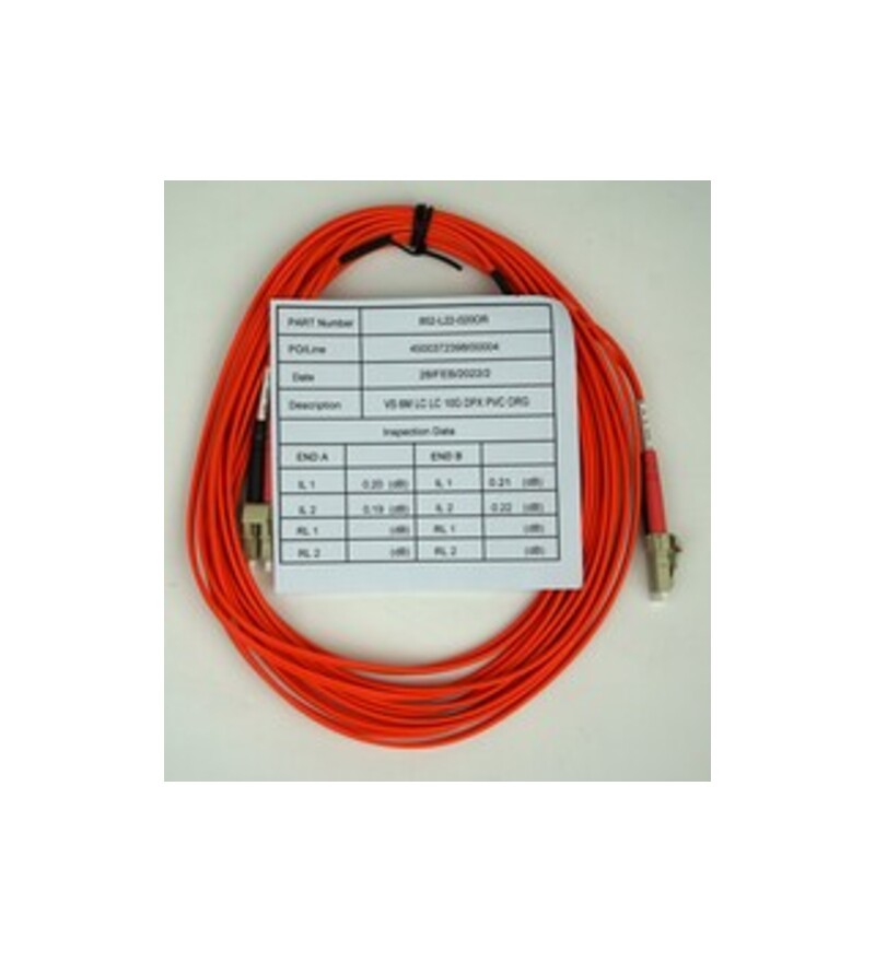 Click here for Legrand 19ft (6m) PVC Fiber Patch Cable - LC To ST... prices