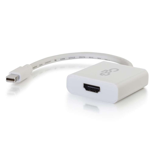 C2g Mini Displayport To Hdmi Active Adapter Converter 4K 30Hz - White