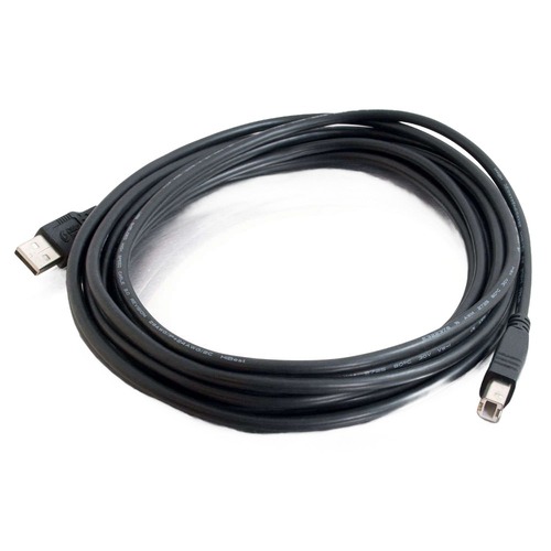 C2G 28103 USB Cable - USB 2.0 A Male to B Male Cable for Printers  Scanners  Brother  Canon  Dell  Epson  HP and more  Black (9.8 Feet  3 Meters)