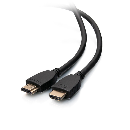 C2G 50606 High Speed HDMI Cable with Ethernet for 4K Devices  TVs  Laptops  and Chromebooks  Black (1.5 Feet  0.45 Meters)