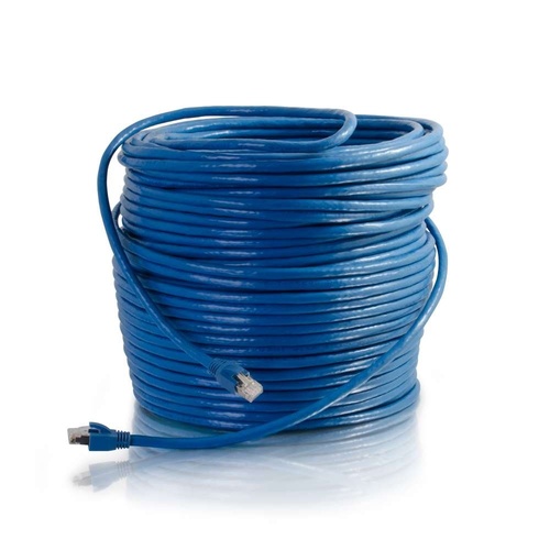 250ft Cat6 Blue Solid Shielded Patch Cable