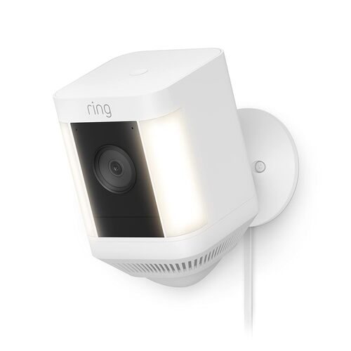 Click here for Ring Spotlight Cam Plus Plug-in White - White prices