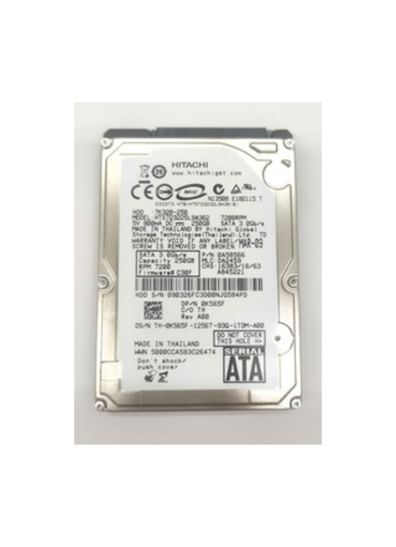 Click here for Dell K565F (Hitachi 0A58566) 250 GB Hard Disk Driv... prices