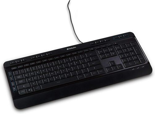 Click here for Verbatim VER99789 Illuminated Wired Keyboard - Bla... prices