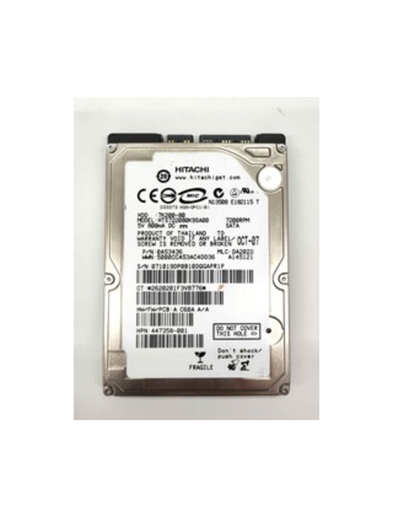Click here for HP 447358-001 80 GB Hard Disk Drive - 2.5 Inches -... prices
