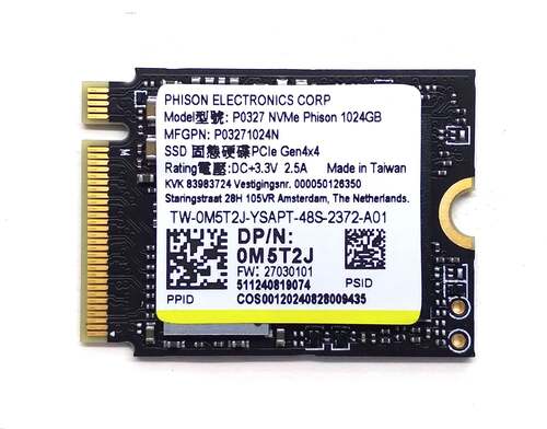 Click here for Dell P0327 M5T2J 1 TB Solid State Drive - NVMe  PC... prices