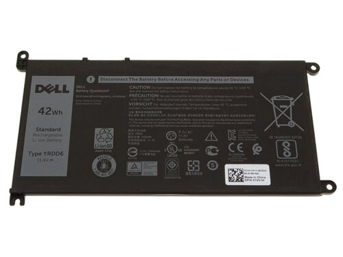 Click here for Dell WJPC4 42 Watt-hours Laptop Battery - 3-cell -... prices