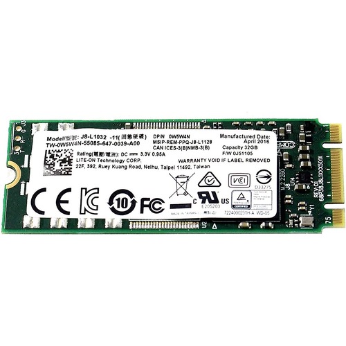 Click here for Dell W5W4N 32 GB Solid State Drive - 6 Gbps - SATA... prices