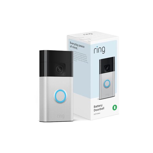 Click here for Ring Battery Doorbell  Satin Nickel prices
