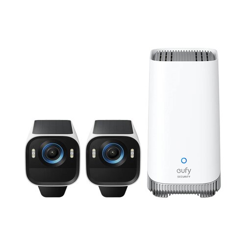 Eufy eufyCam S3 Pro 4K 2-Cam Kit Intelligent Surveillance with Night Vision & Solar Power