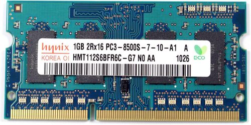 Click here for Hynix HMT112S6BFR6C-G7 1 GB Memory Module - 2Rx16... prices