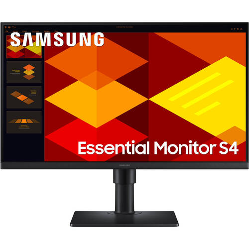 SAMSUNG 24 (S40GD) Borderless Business Monitor with IPS Panel  100Hz Refresh Rate  Eye Saver Mode  Ergonomic Design  Game Picture Mode ...