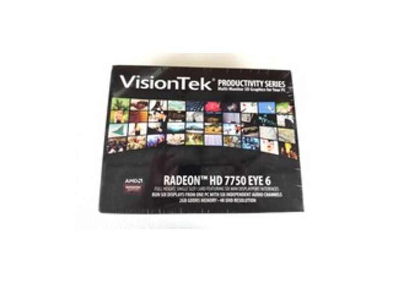Click here for Visiontek Radeon HD 7750 2GB GDDR5 6M (6 x Mini DP... prices