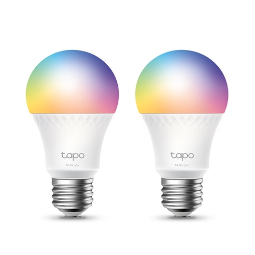 Tp-link TL135E-2-PK 2-pack Tapo Smart LED Light Bulb With E26 Base - Multicolor - 1100 Lumens - 75 Watts Equivilent - Dimmable