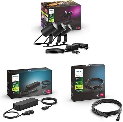 Click here for Hue Lily Outdoor spot light (3 pack) prices