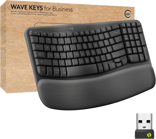 Click here for Logitech Wave Keys for Business Keyboard - Black (... prices