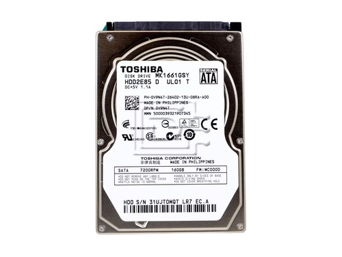 Click here for Dell DGMXG (Toshiba MK1661GSY) 2.5 Inches Internal... prices