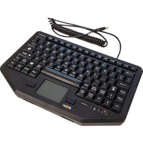 Click here for Havis KB-105 Keyboard With Touchpad - Black  Silve... prices
