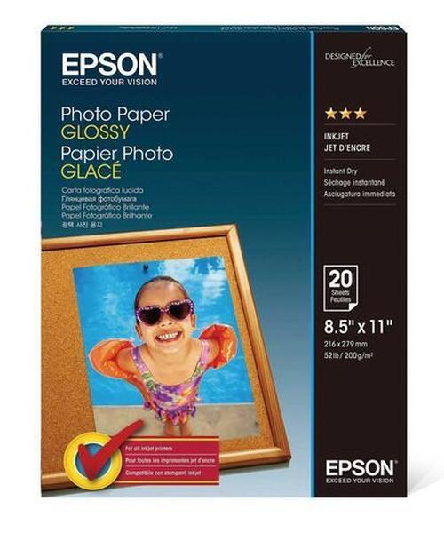 Click here for Epson S041141 Glossy Photo Paper - 20 Sheets - 8.5... prices