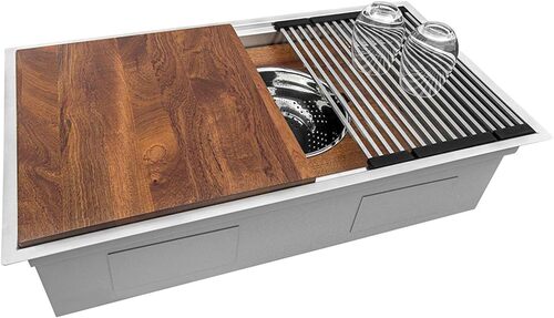 Click here for Ruvati RVH8222 33-Inches Patented 2-Tiered Ledge U... prices