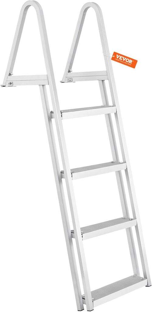 Click here for Vevor XT-C04 Alloy Dock Ladder - Silver - 350 lbs... prices