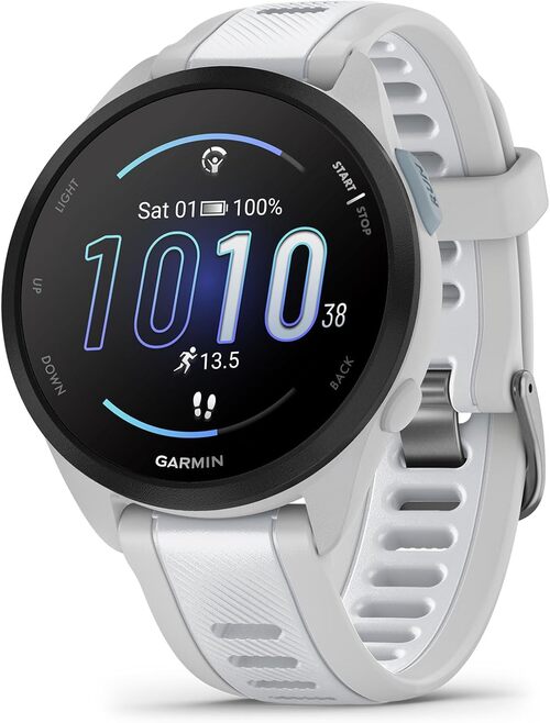 Garmin Forerunner 165 Music  Mist Grey/Whitestone GPS Running Smart Watch 010-02863-31
